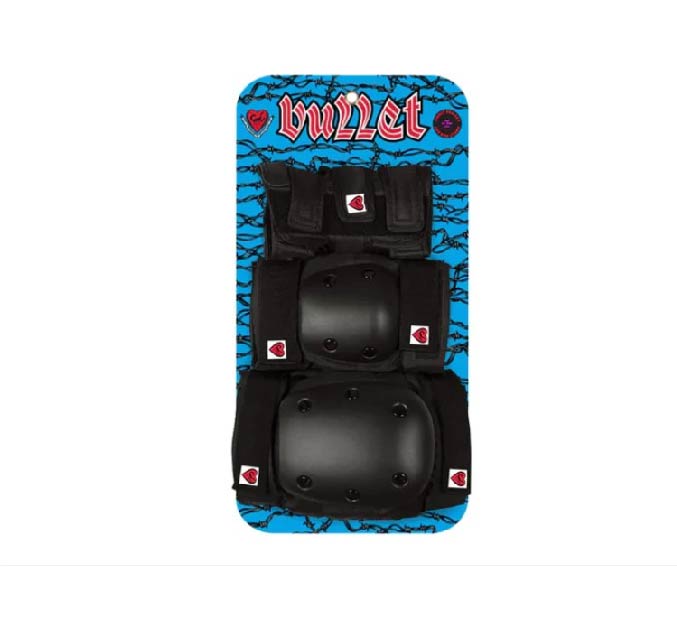 Bullet Junior Sets Black - Protecciones Skate | Life Skate Farm