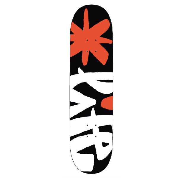 Life Skate Farm Logo Black 7.375" Tabla de Skate | Life Skate Farm