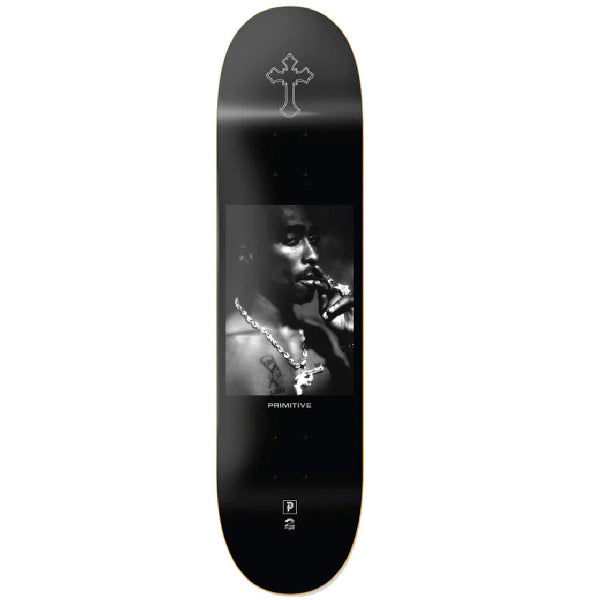 Primitive 2Pac Shakur Platinum Black 8.25" | Life Skate Farm